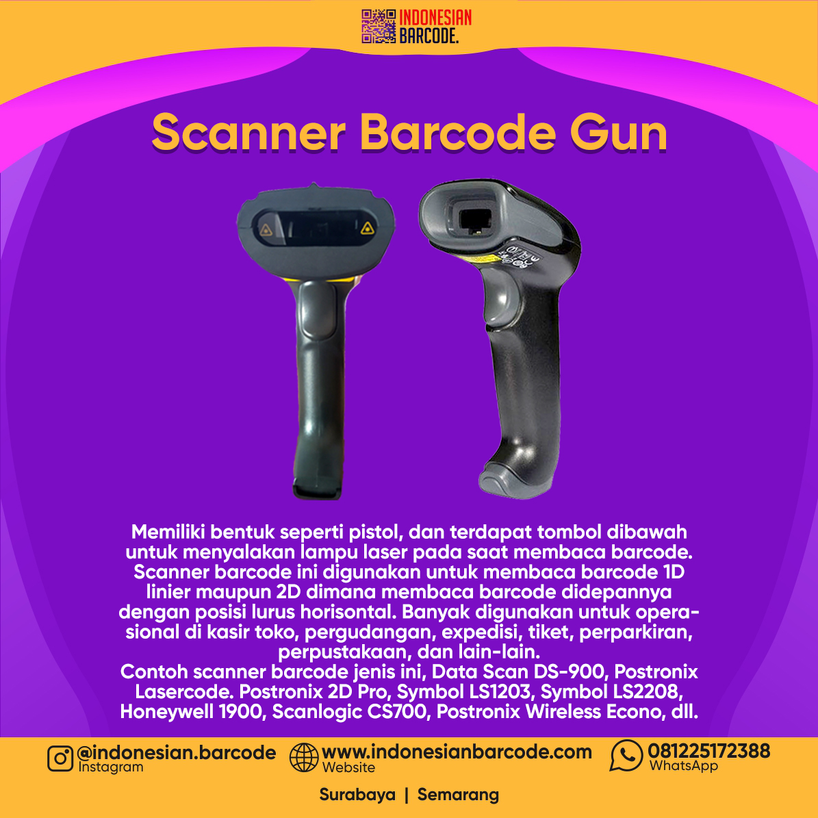 Jenis Barcode Scanner Sesuai Kebutuhan Indonesian Barcode